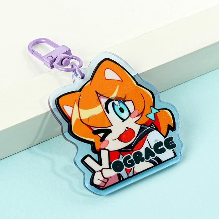Custom Colored Acrylic Keychains – VOGRACE