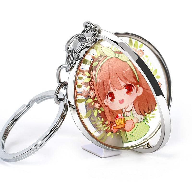 Custom Rotating Metal Frame Keychain – VOGRACE